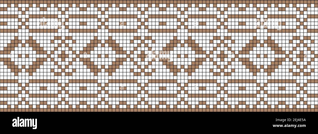 Vector abstract decorative pixel art illustration Stock Vector Image ...
