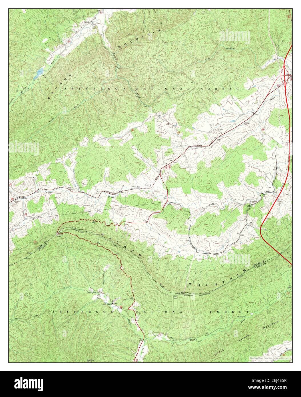 Big Bend, Virginia, map 1968, 1:24000, United States of America by ...