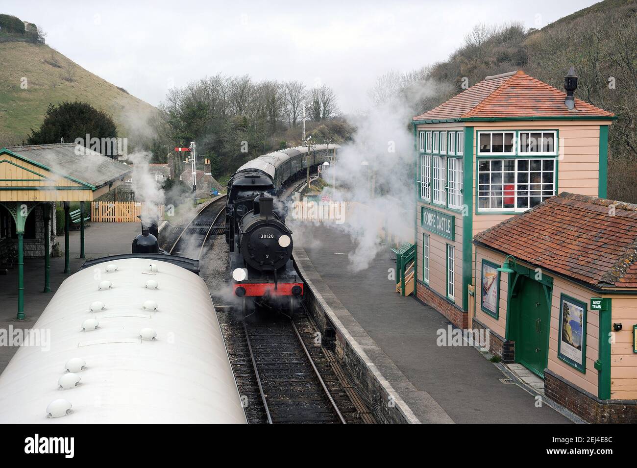 Lswr m7 class steam locomotive hi-res stock photography and images - Alamy
