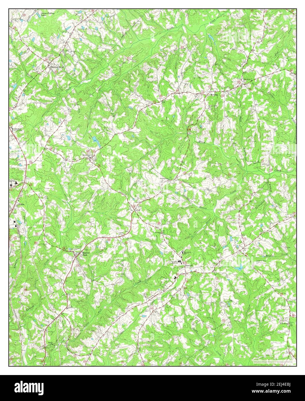 Blairs, Virginia, map 1964, 1:24000, United States of America by ... Blairs, Virginia, map 1964, 1:24000, United States of America by ...