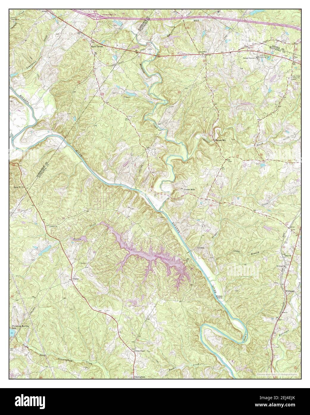Boyd Tavern, Virginia, map 1967, 1:24000, United States of America by ...