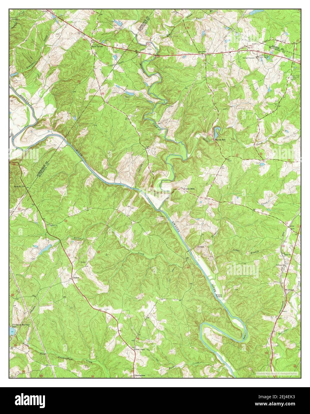 Boyd Tavern, Virginia, map 1967, 1:24000, United States of America by ...