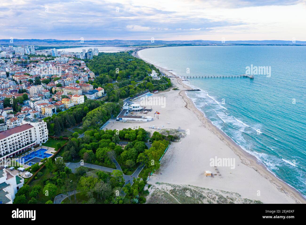 Bourgas beach hi-res stock photography and images - Alamy