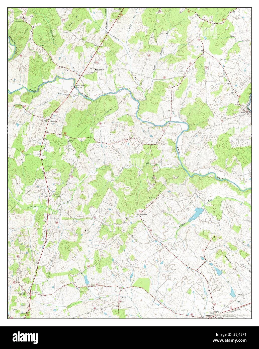 Brandy Station, Virginia, map 1966, 1:24000, United States of America ...