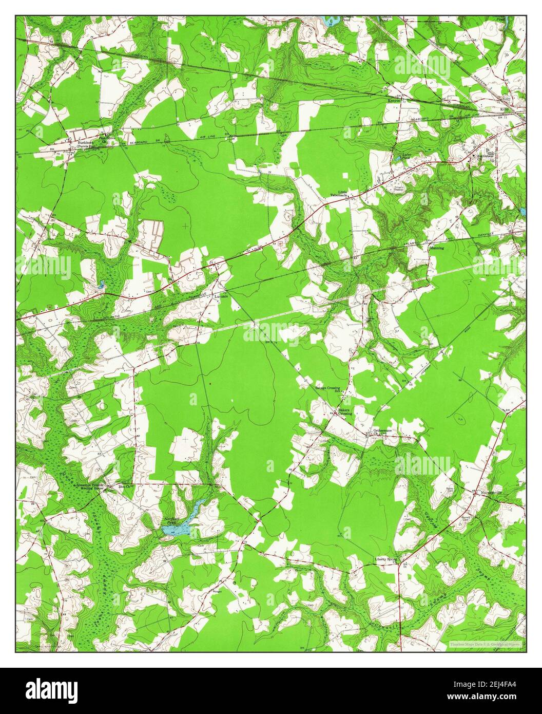 Buckhorn, Virginia, map 1954, 1:24000, United States of America by ...