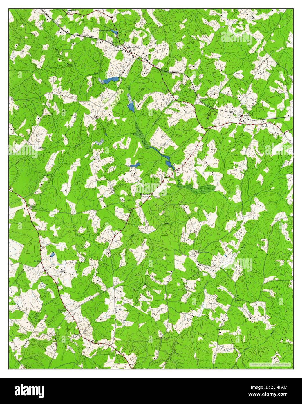 Buckner, Virginia, map 1942, 1:24000, United States of America by ...
