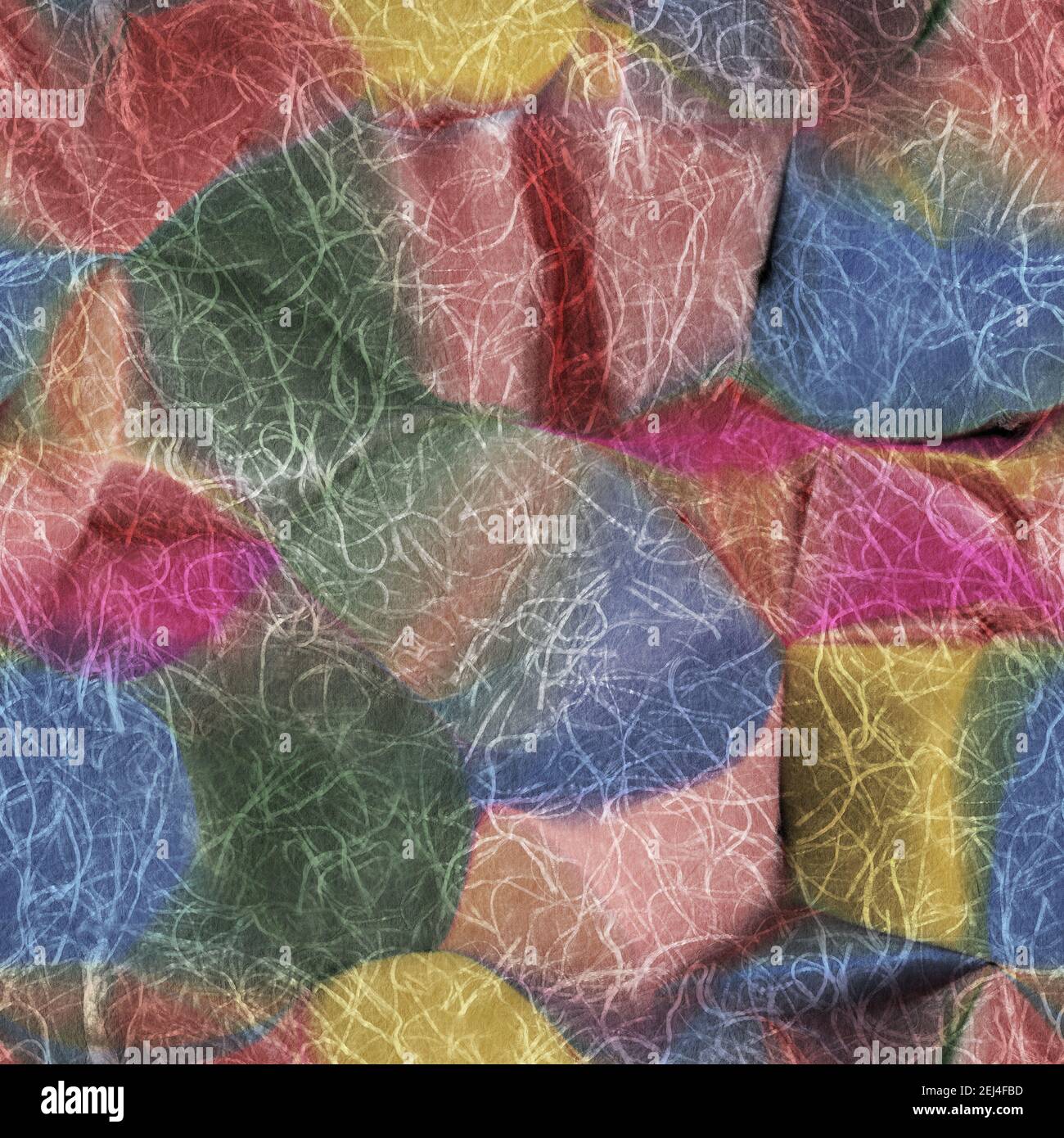 Seamless abstract blobs of color paper texture Stock Photo - Alamy