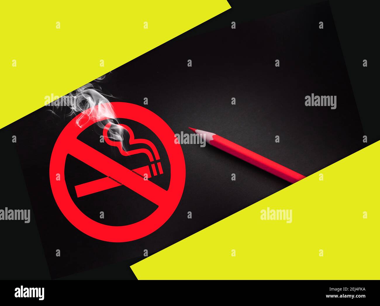 Symbol of No Smoking Zone Sign. Healthy living concept Stock Photo - Alamy