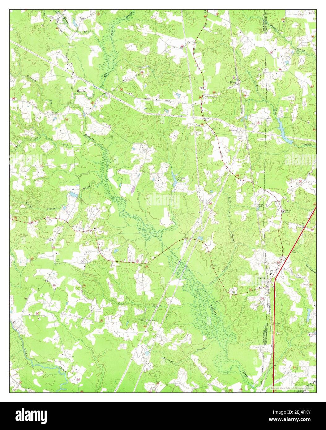 Carson, Virginia, map 1969, 1:24000, United States of America by ...