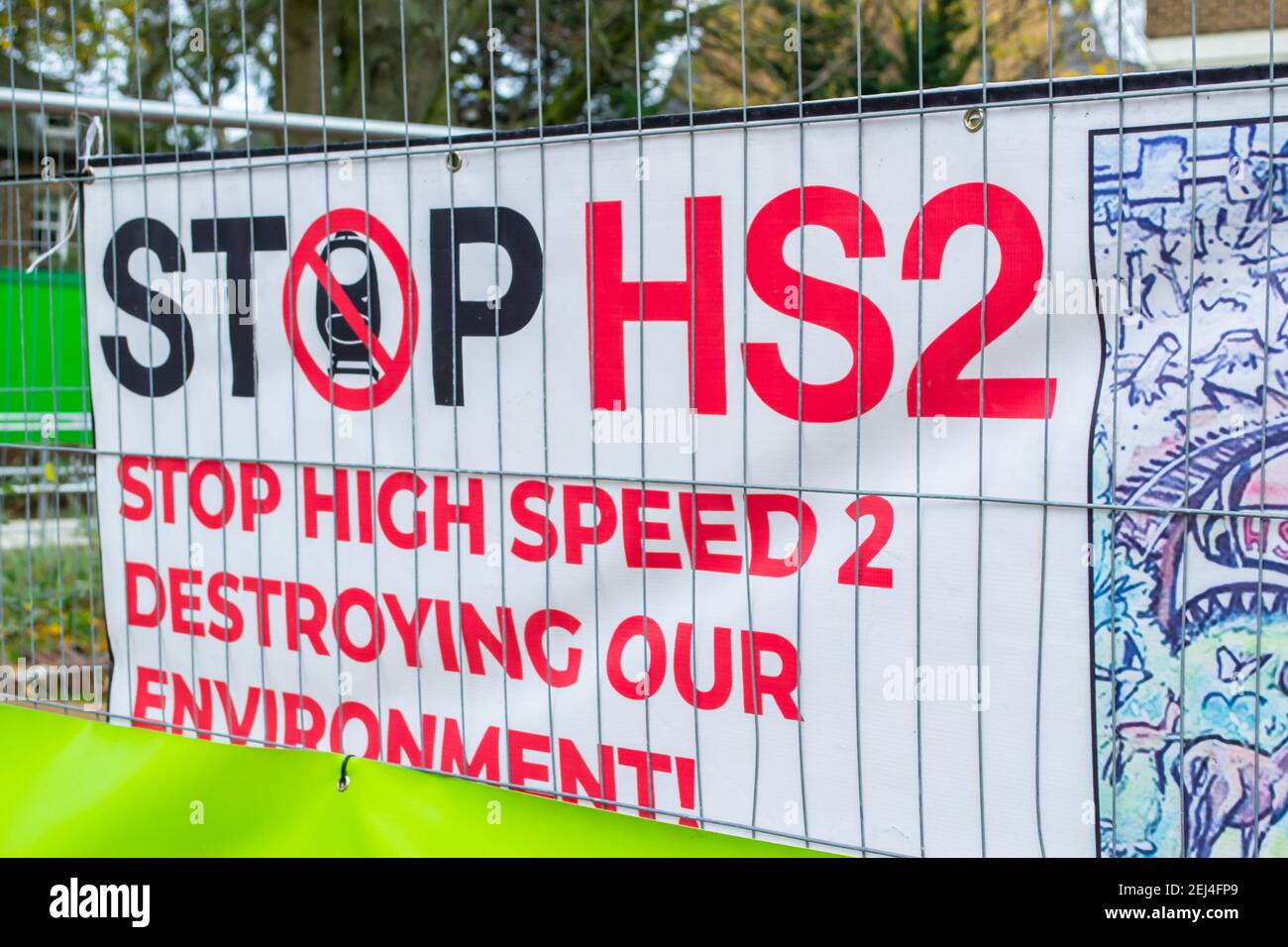Stop hs2 poster hi-res stock photography and images - Alamy