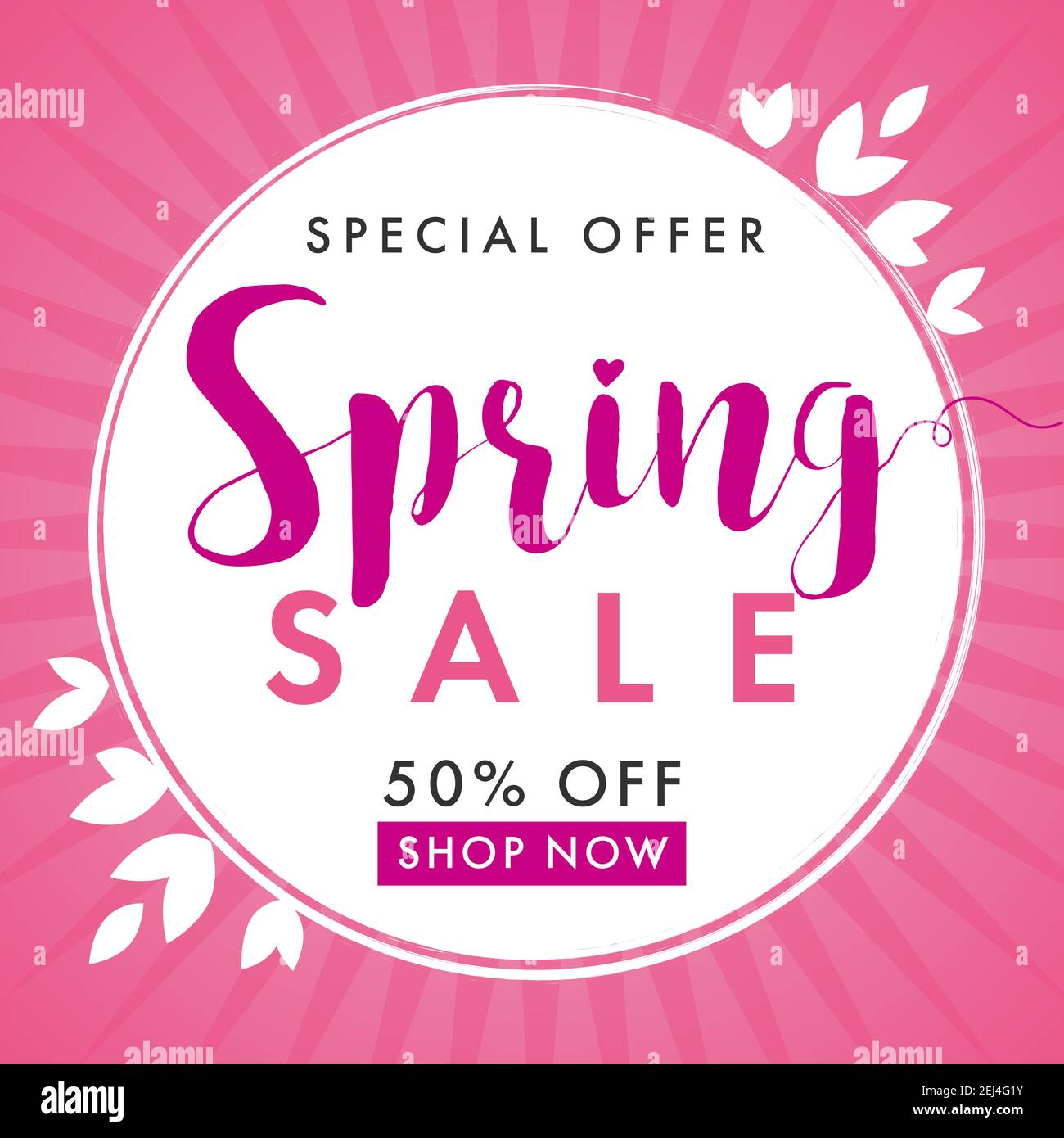 Advertisement florist Stock Vector Images - Alamy