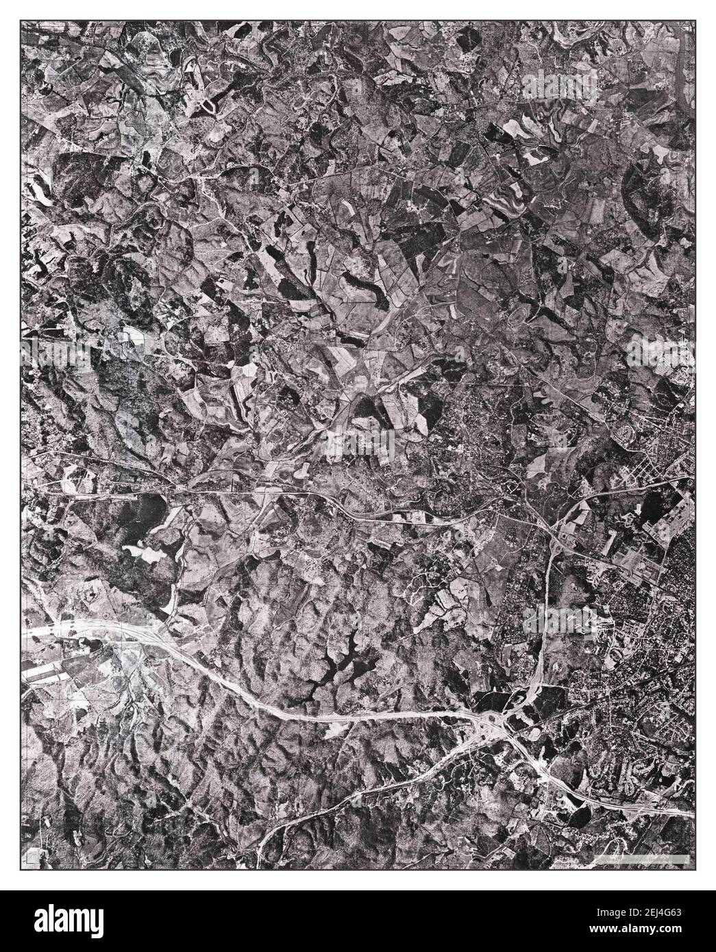 Charlottesville West, Virginia, map 1972, 1:24000, United States of ...