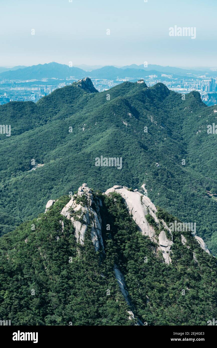 Bukhansan mountain national park hi-res stock photography and images ...
