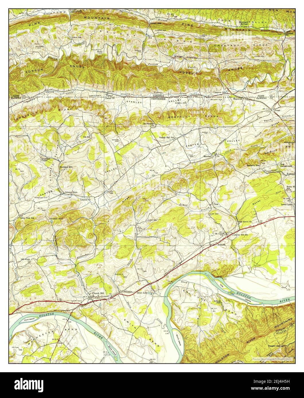 Church Hill, Virginia, map 1939, 1:24000, United States of America by ...