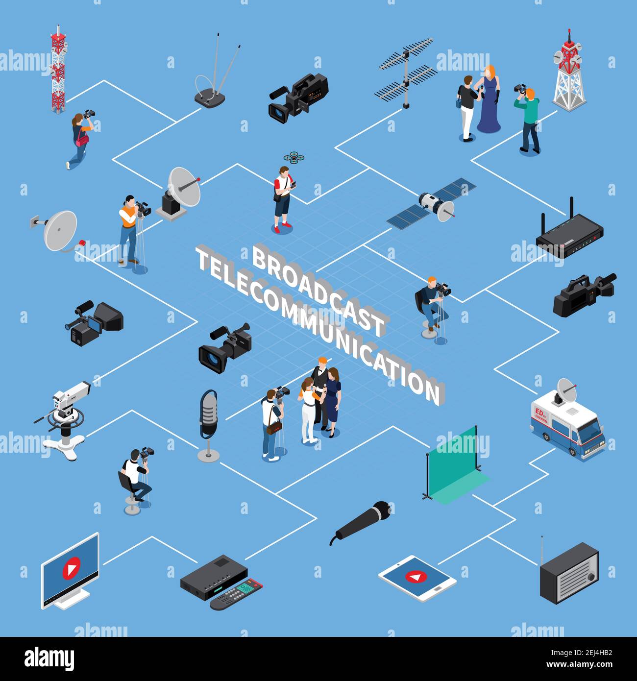 Television repeaters Stock Vector Images - Alamy