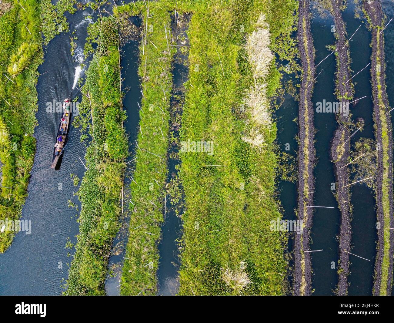 Inle lake myanmar aerial hi-res stock photography and images - Alamy