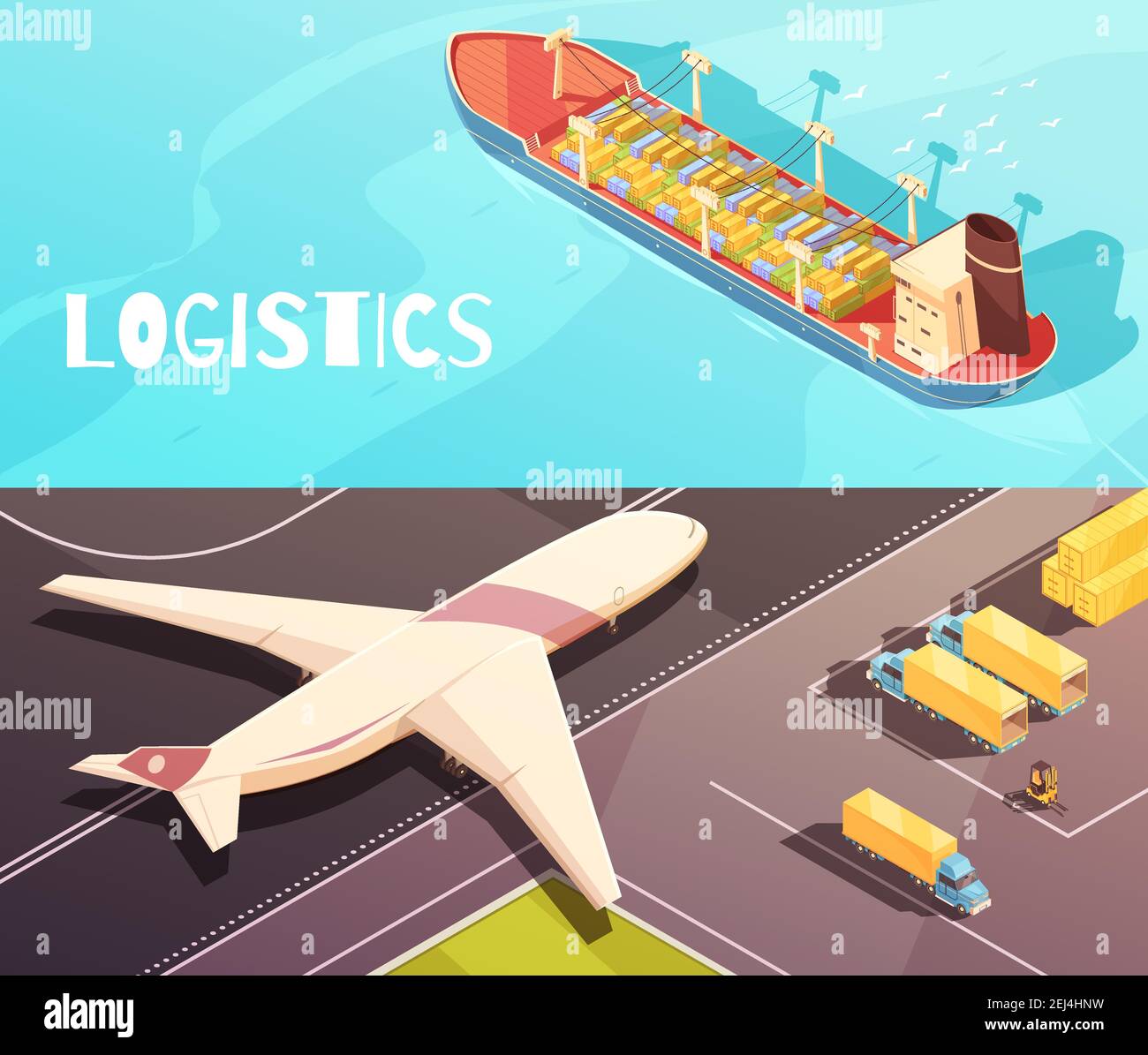 Freighter aircraft Stock Vector Images - Alamy