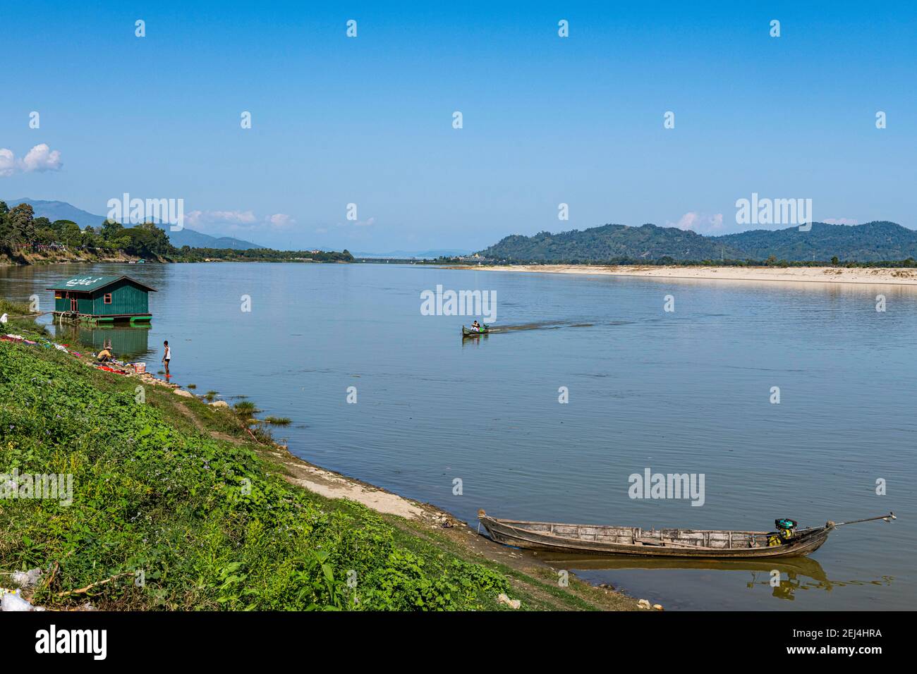 Irrawaddy river in Myitkyina, Kachin state, Myanmar Stock Photo - Alamy