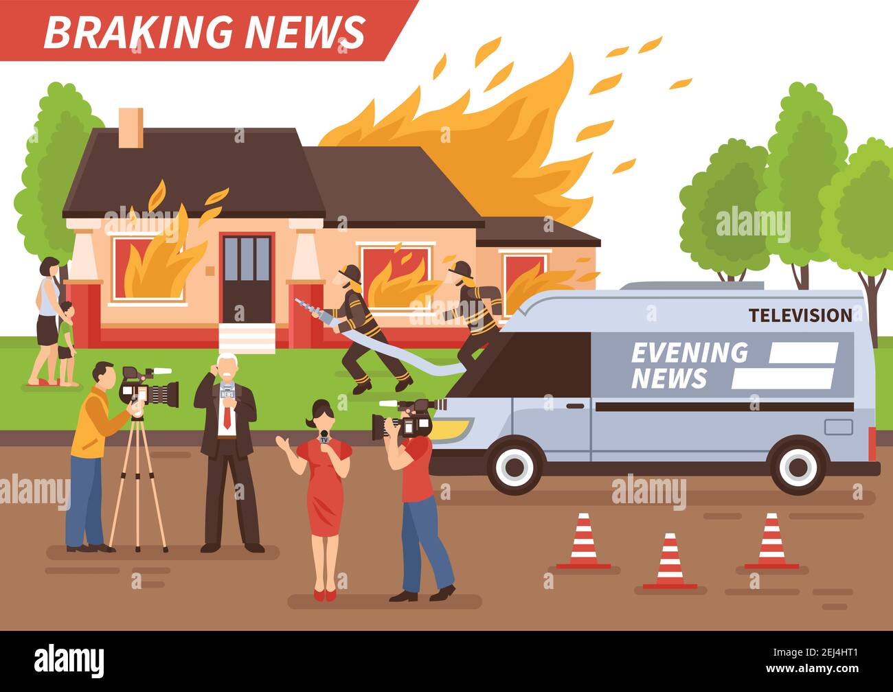 Firefighting event Stock Vector Images - Alamy
