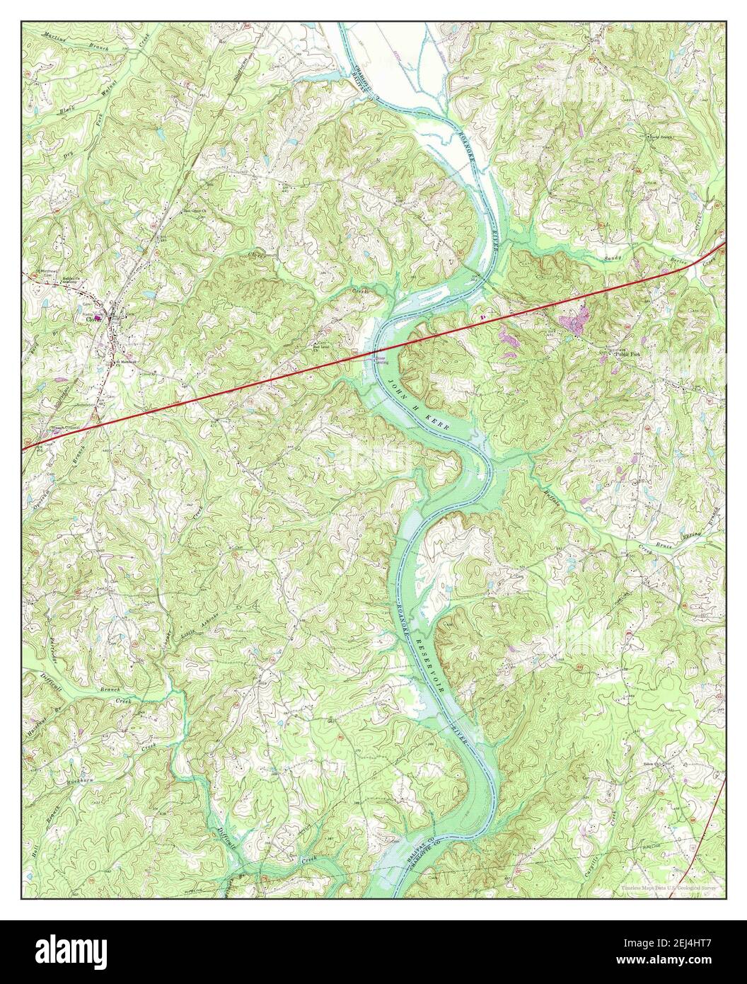 Clover, Virginia, map 1968, 1:24000, United States of America by ...