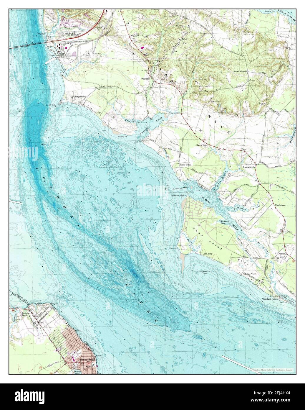 Map of north america colonial Cut Out Stock Images & Pictures - Alamy