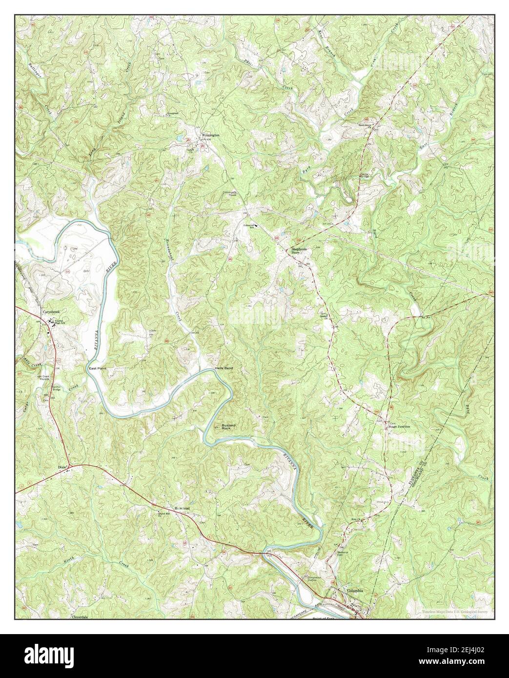 1970 columbia map hi-res stock photography and images - Alamy