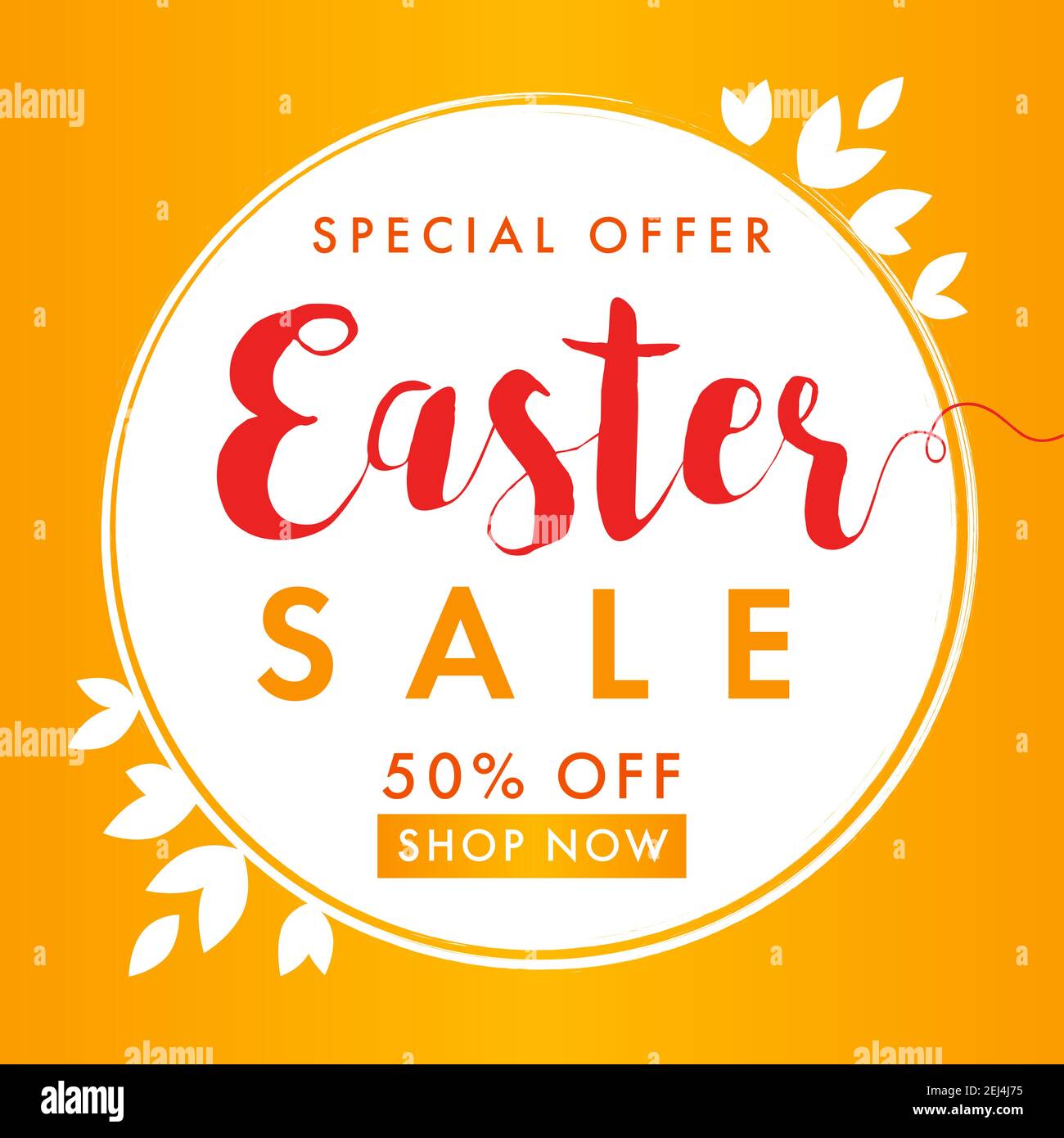 Happy Easter sale banner. Happy Easter lettering background with ...
