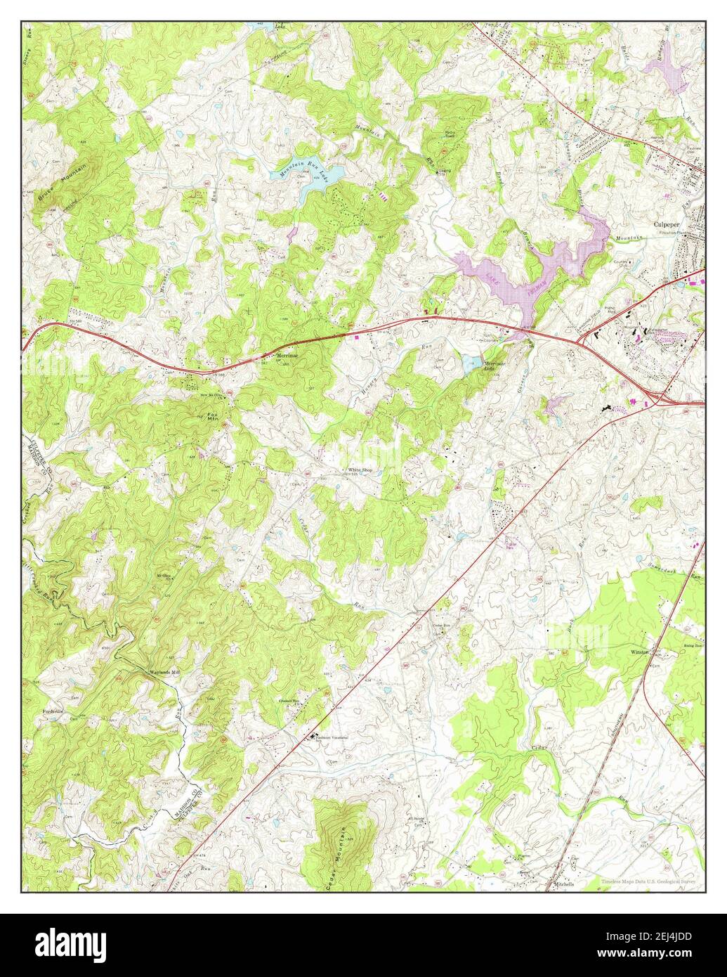 Culpeper Minute Map