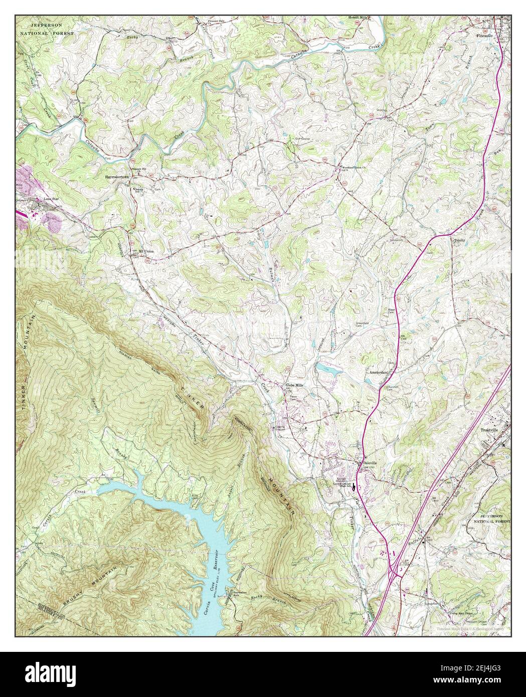 Map of daleville hi-res stock photography and images - Alamy