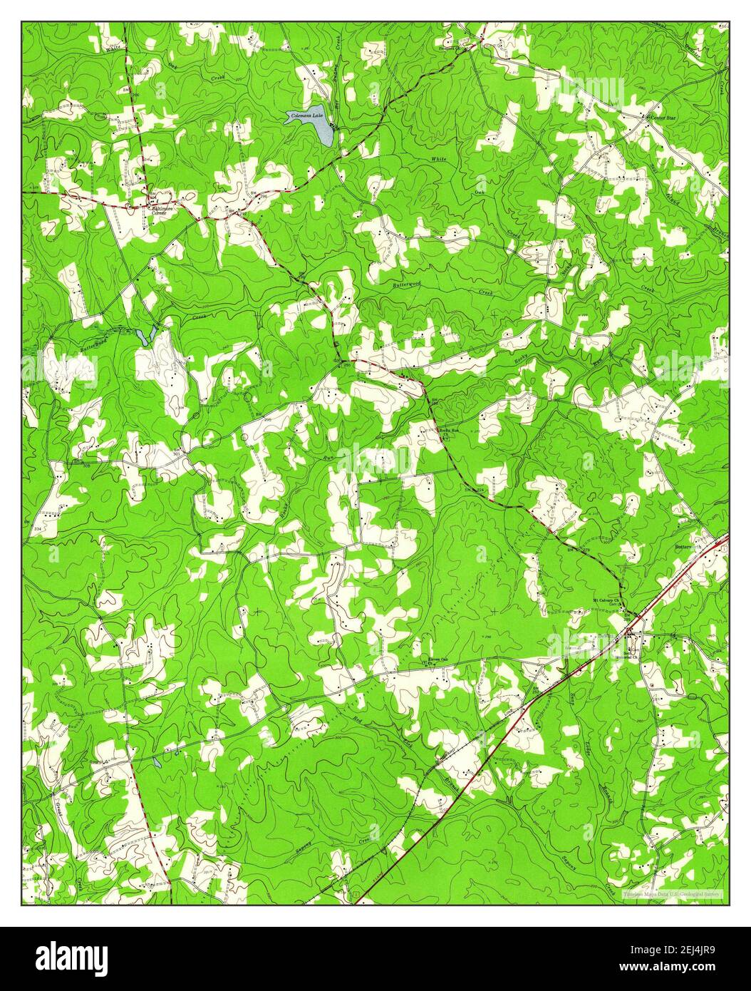 De Witt, Virginia, map 1943, 1:24000, United States of America by ...