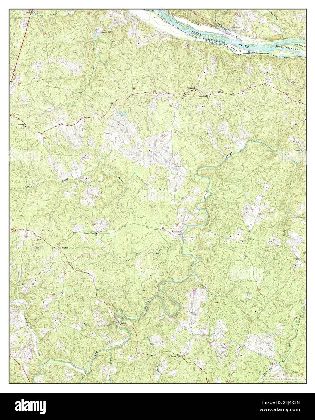 Diana map hi-res stock photography and images - Alamy