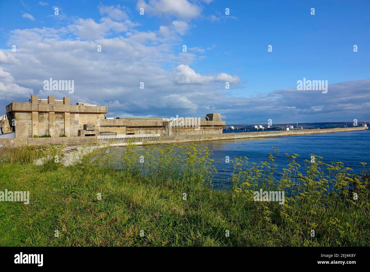 Former U-boat repair yard Brest of the German Kriegsmarine from 1940 to ...