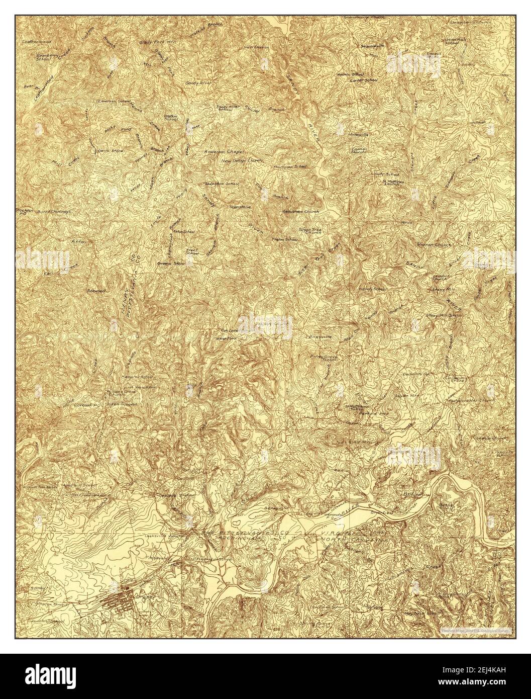 Draper, Virginia, map 1924, 1:48000, United States of America by ...