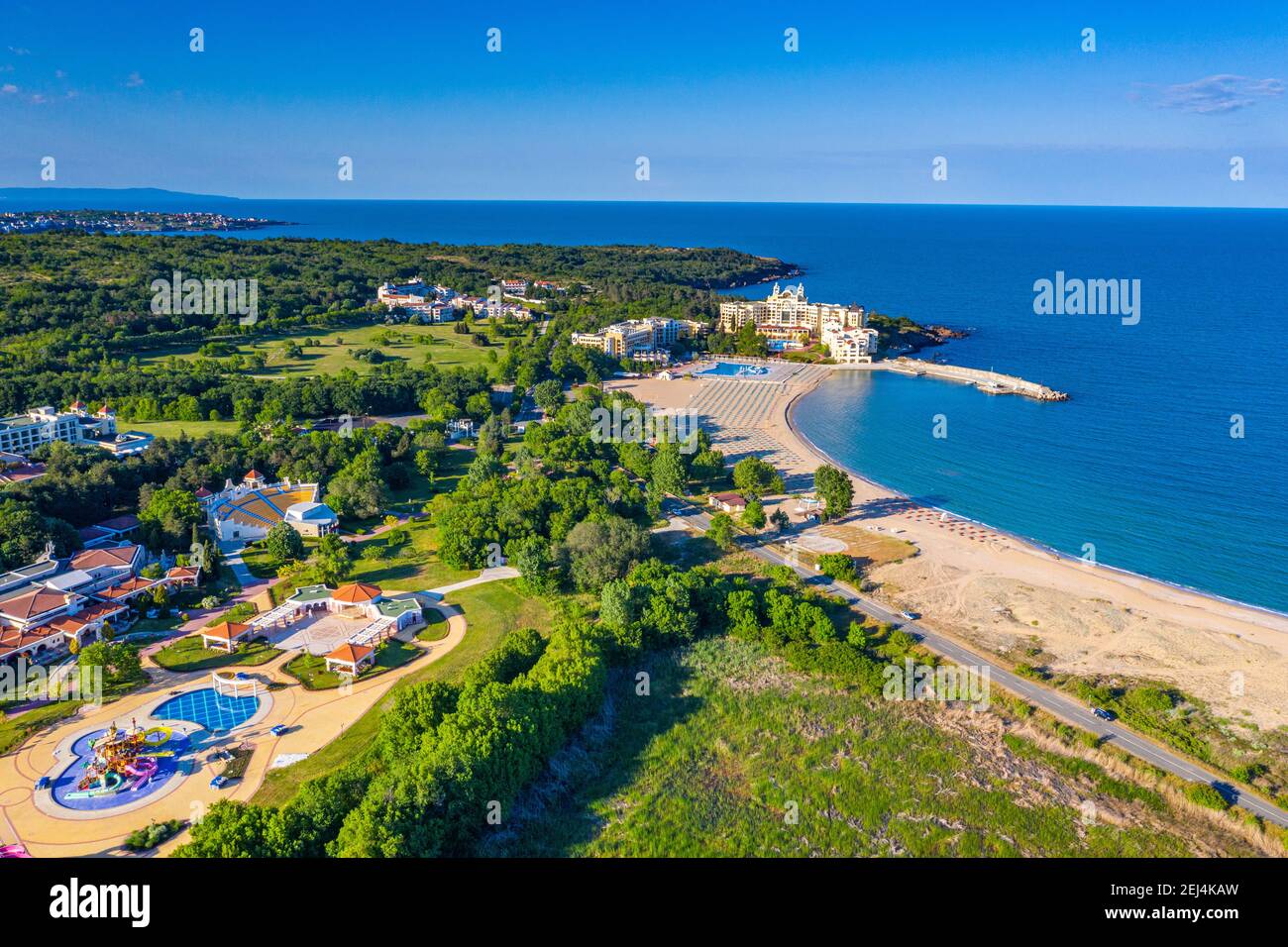 Aerial view of Dyuni resort in Bulgaria Stock Photo - Alamy