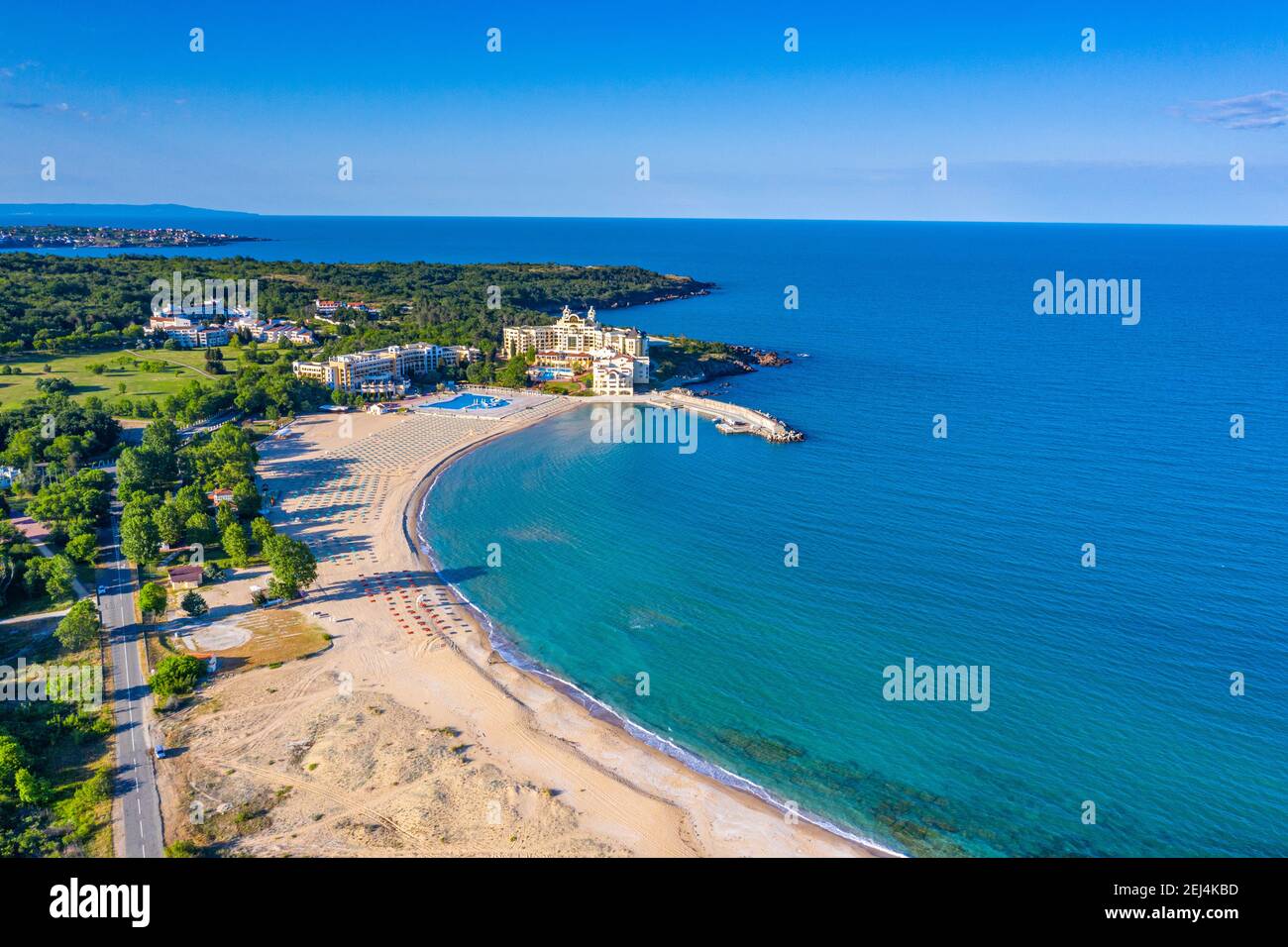Aerial view of Dyuni resort in Bulgaria Stock Photo - Alamy
