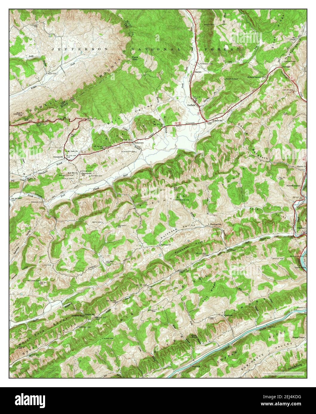 Map of duffield virginia hi-res stock photography and images - Alamy