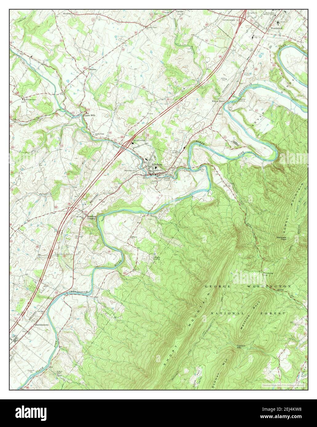 Map of edinburg hi-res stock photography and images - Alamy