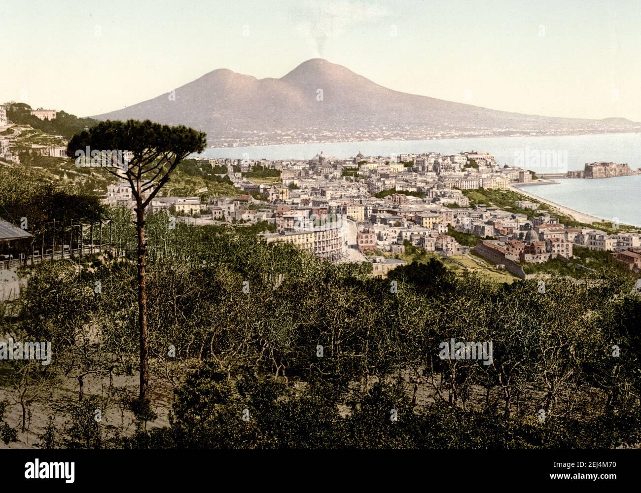 Vintage 19th century volcano hi-res stock photography and images - Alamy