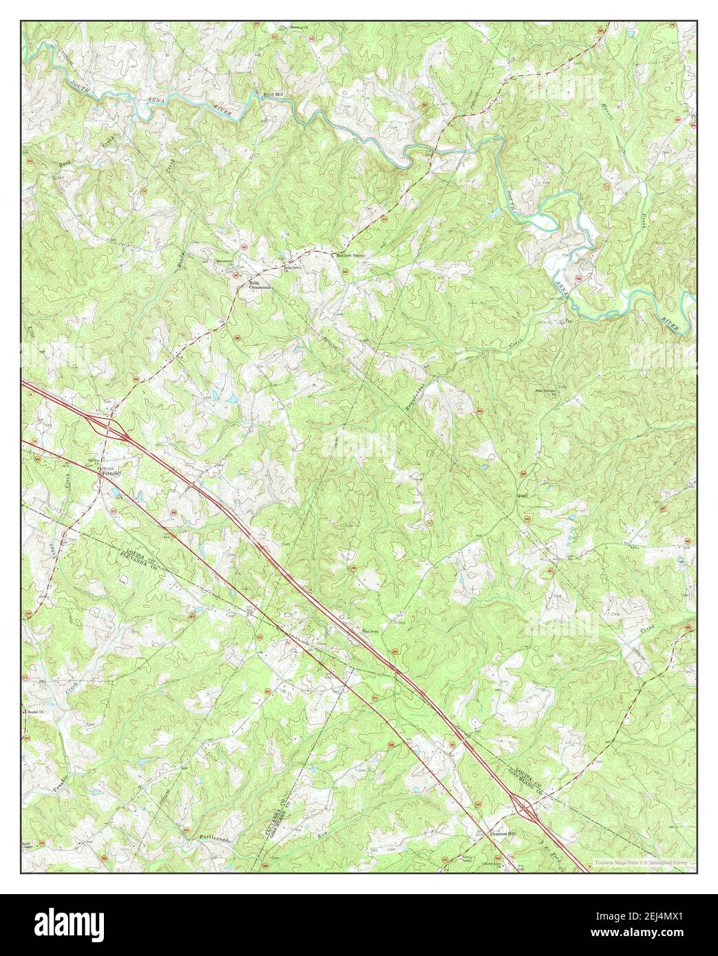 Ferncliff, Virginia, map 1970, 1:24000, United States of America by ...