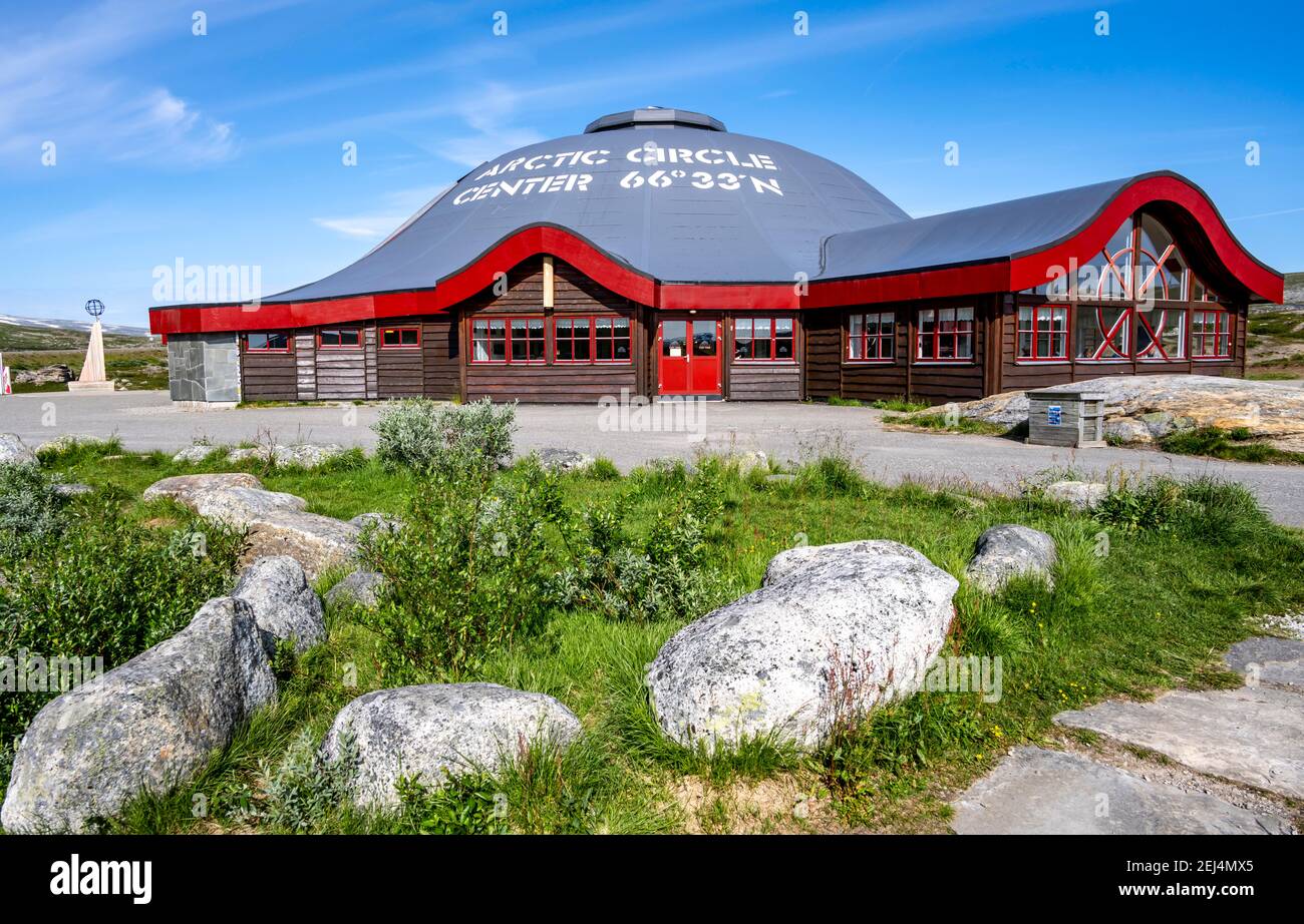 Visitor Center, Arctic Circle Center, at the Arctic Circle, Saltfjellet ...