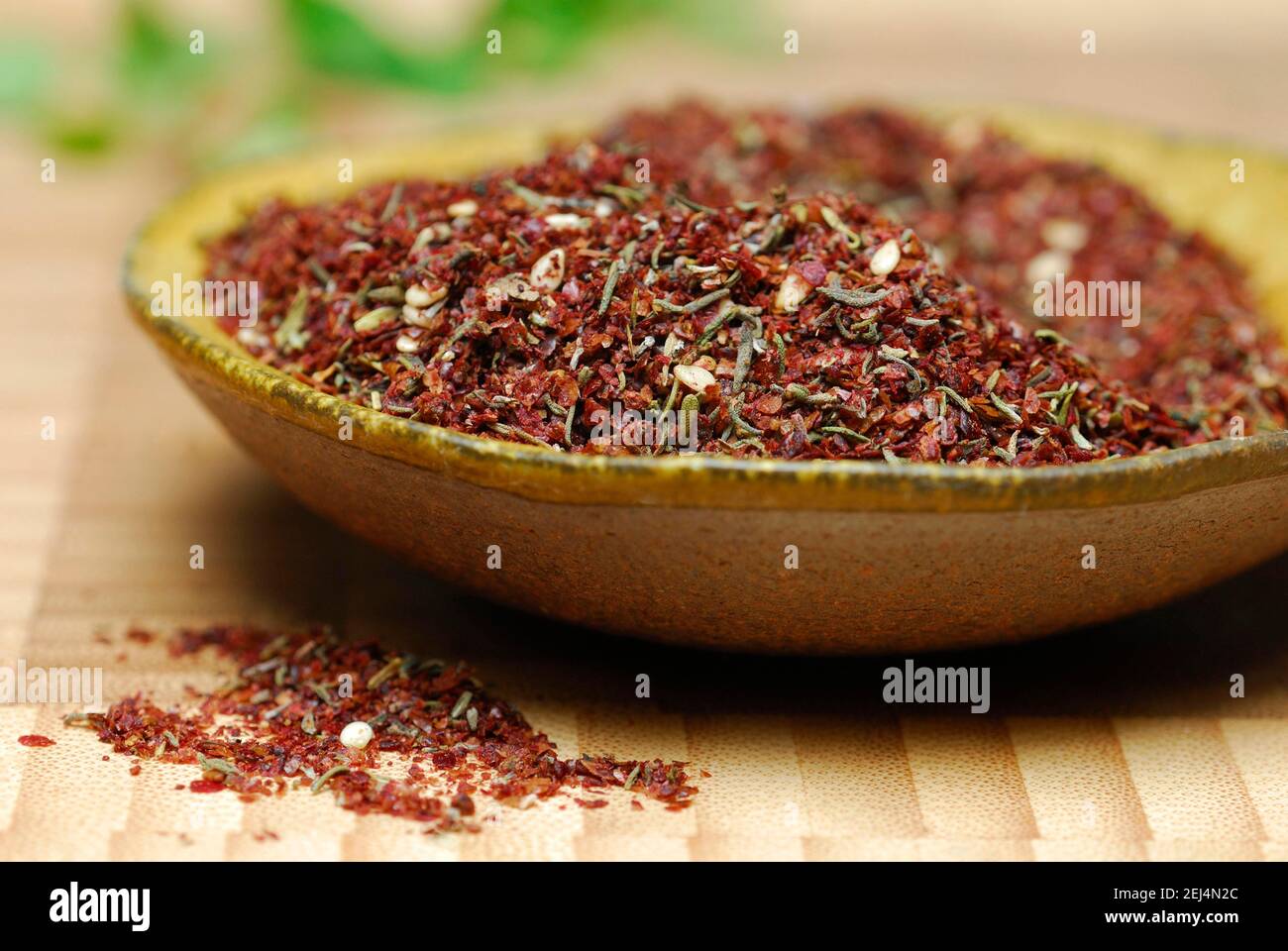 Zaatar, Za'atar, Zatar, Zahtar, spice mixture of sumac, sesame seeds ...