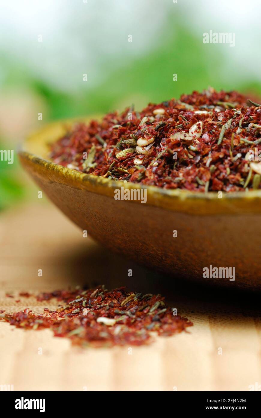 Zaatar, Za'atar, Zatar, Zahtar, spice mixture of sumac, sesame seeds ...