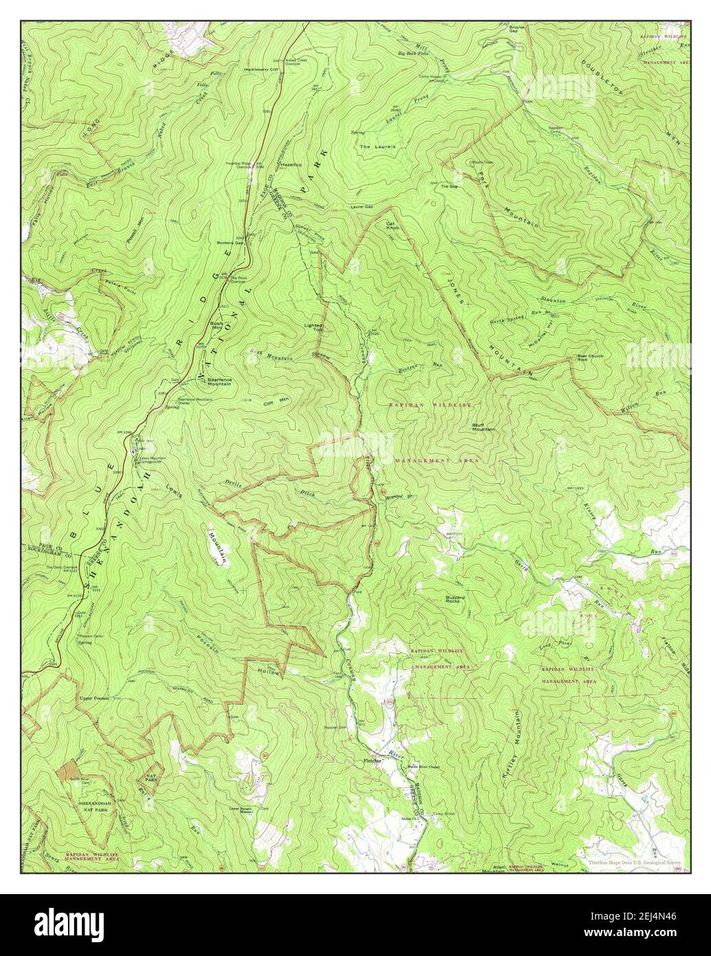 Fletcher, Virginia, map 1965, 1:24000, United States of America by ...