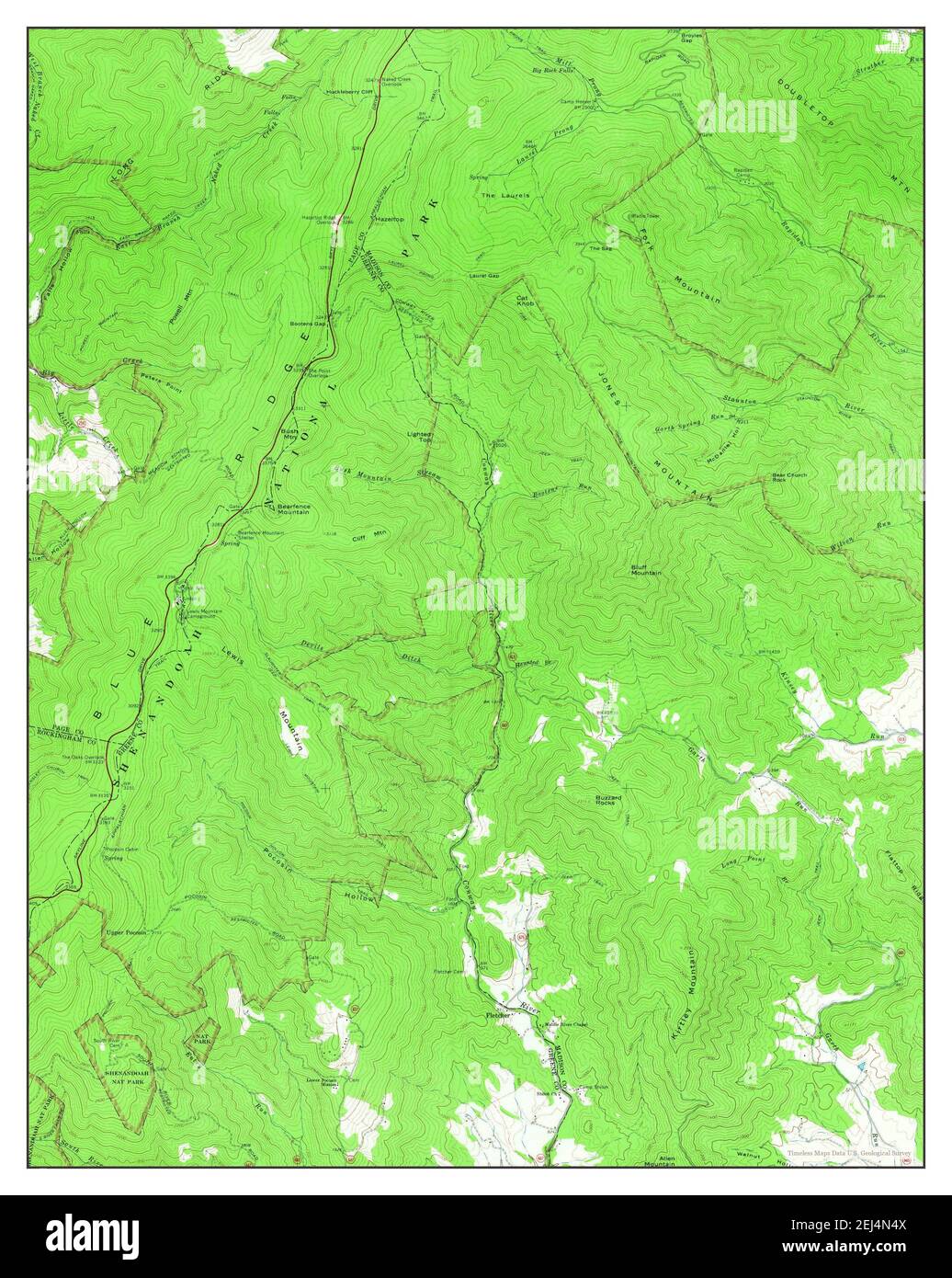 Fletcher, Virginia, map 1965, 1:24000, United States of America by ...