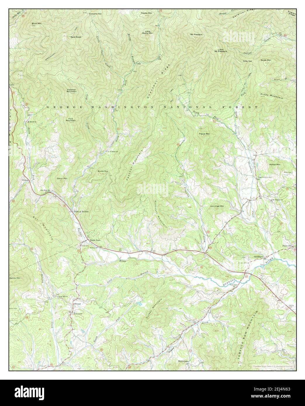 Old map of buffalo Cut Out Stock Images & Pictures - Alamy