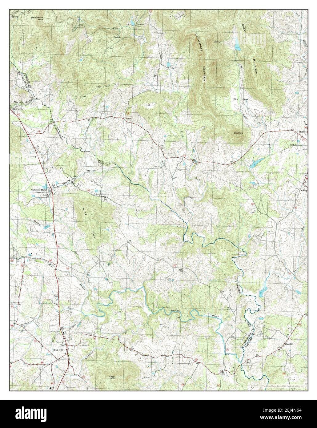 Map of flint Cut Out Stock Images & Pictures - Alamy