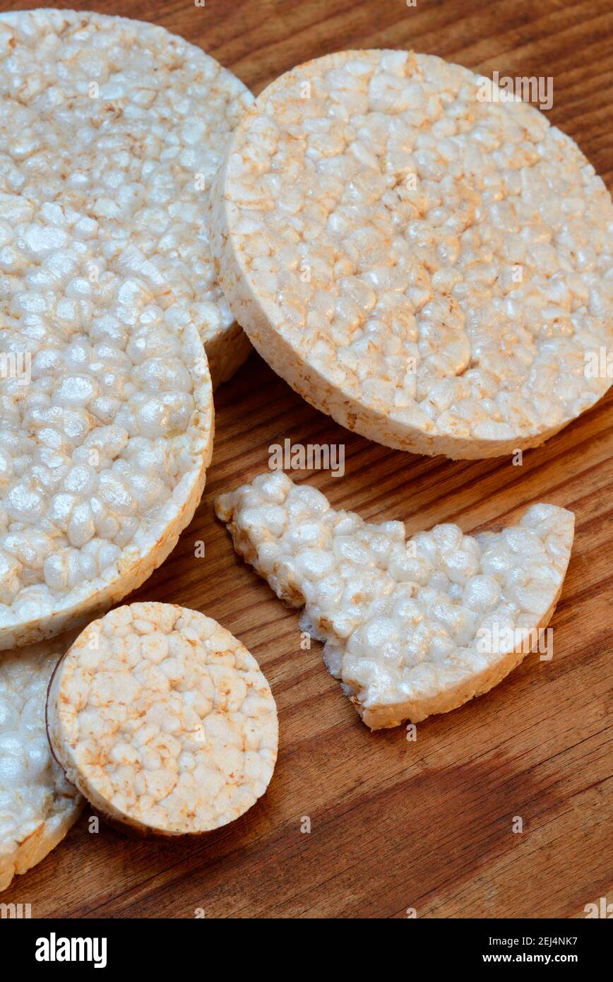 Stacked rice cakes, rice cake Stock Photo - Alamy