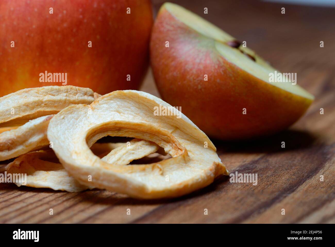 Dried apple rings, apple slice, apple slices Stock Photo - Alamy