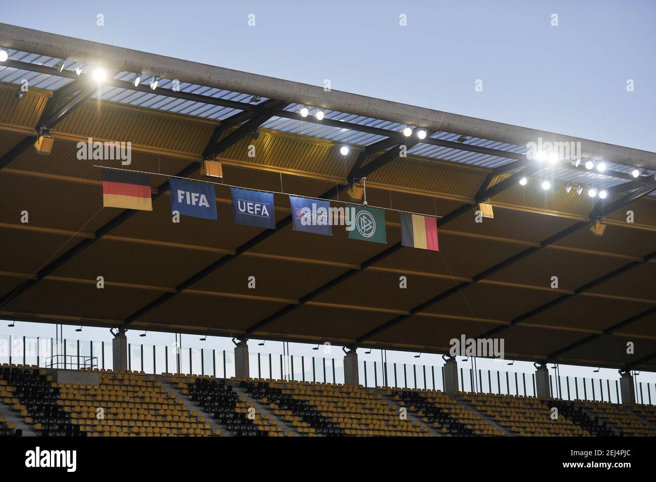 Aachen, Germany. 21st Feb, 2021. illustration picture of the stadium ...