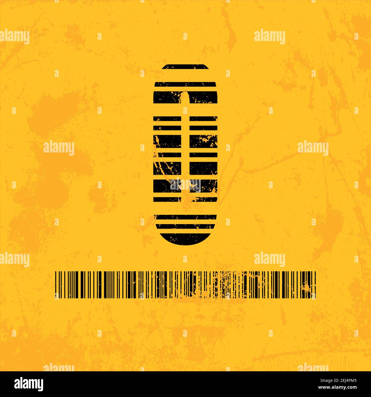 Stylish barcode typeface number zero. Stripped letters of barcode ...